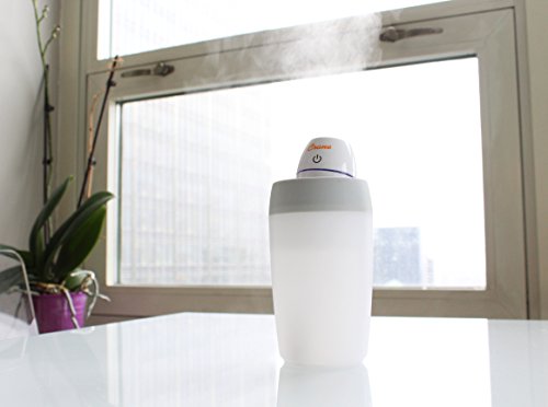 Crane USA INC EE-5950 Travel Ultrasonic Cool Mist Humidifier, 8-Ounces, 1 Count (Pack of 1), White