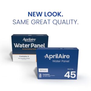 AprilAire 45 Water Panel Humidifier Filter Replacement for AprilAire Whole-House Humidifier Models 400, 400A, 400M (Pack of 2)