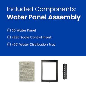 AprilAire 4839 Humidifier Maintenance Kit with Water Panel Model No. 35 Humidifier Replacement Filter for AprilAire Whole-House Humidifier Models: 600, 600A, 600M