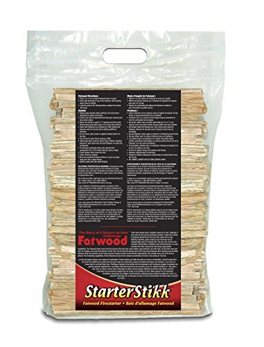 Pine Mountain, Fatwood StarterStikk, Natural Firestarting Sticks for Campfire, Fireplace, Wood Stove, Fire Pit, Indoor & Outdoor Use, 10 Pound