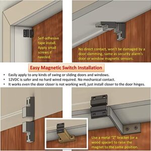 Awoco 36" Super Power 2 Speeds 1200CFM Commercial Indoor Air Curtain, UL Certified, 120V Unheated - Magnetic Door Switch Included