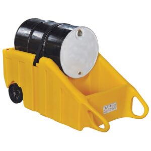 eagle 1617y containment dolly for 55 gal drums, yellow