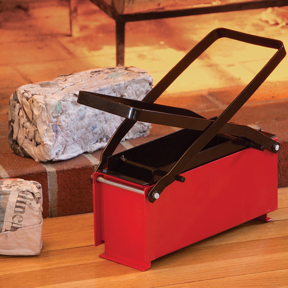 Bits and Pieces - Newspaper Briquette Maker - Paper Log Maker - Brick Maker - Heavy Duty Steel Press