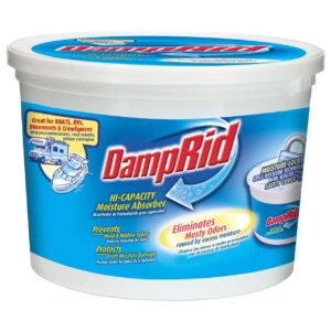 damprid fg50t hi-capacity moisture absorber, 4-pound tub pack of 3