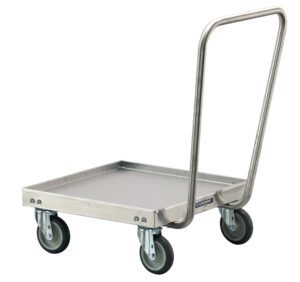 lakeside 452 food service cup and glass rack dolly, stainless steel, 400 lb. capacity