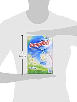 DampRid FG83K 14-Ounce Hanging Moisture Absorber Fresh Scent, 3-Pack