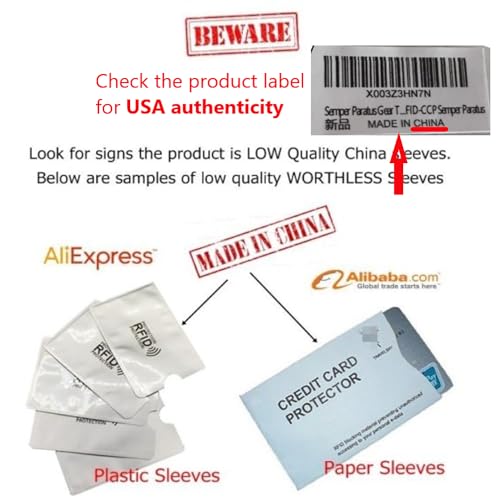 10x RFID Blocking Credit Card"DuPont TYVEK" Sleeves for wallet or purse. Protect your debit cards, credit cards and IDs from identity theft skiming.