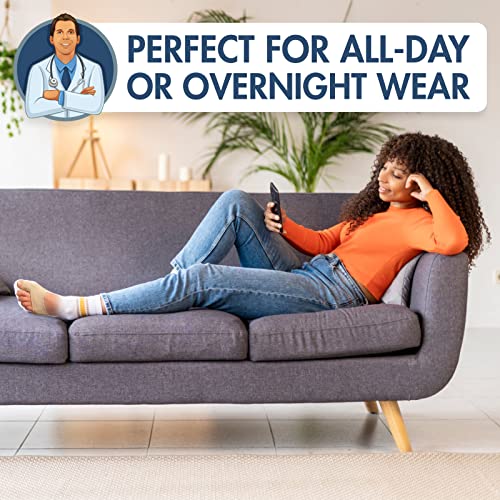 Dr. Frederick's Original Bunion Sleeves - 2ct. - Thin Bunion Relief Socks - Orthopedic Bunion Cushion for Women & Men - Gel Pad Bunion Guard, Big Toe Separator - Small - W5-6.5 | M4.5-6