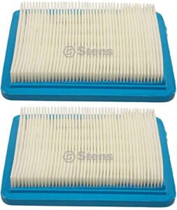 2 pack stens 102-549 air filter fits b&s 491588s