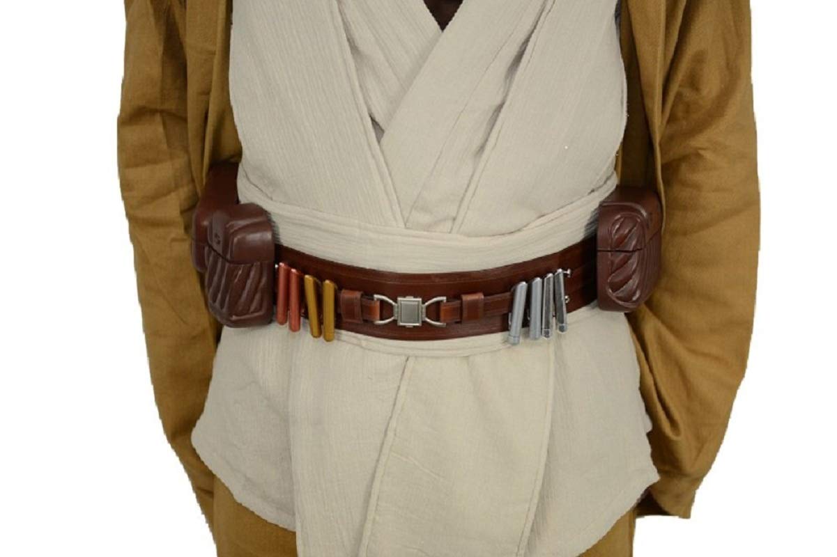 OBI Deluxe Full Belt Pouches Capsules Jedi Costume Prop Star Wars Accessories, Mix, X-Large