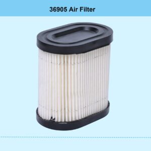 36905 Air Filter for Compatible with Tecumseh 740083A Toro Craftsman Lawn Mower Air Filter Replacement (Pack of 5)