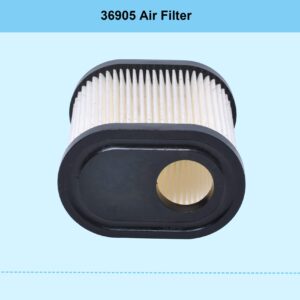 36905 Air Filter for Compatible with Tecumseh 740083A Toro Craftsman Lawn Mower Air Filter Replacement (Pack of 5)