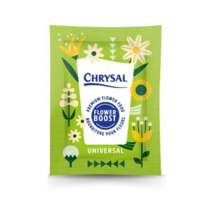 chrysal flower boost – clear flower food packets for flower arrangements & bouquets – floral supplies for fresh flowers – fresh flower arrangements supplies (5g - 100 ct)