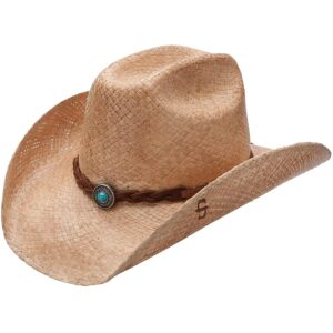 stetson women's cowboy, natural, large