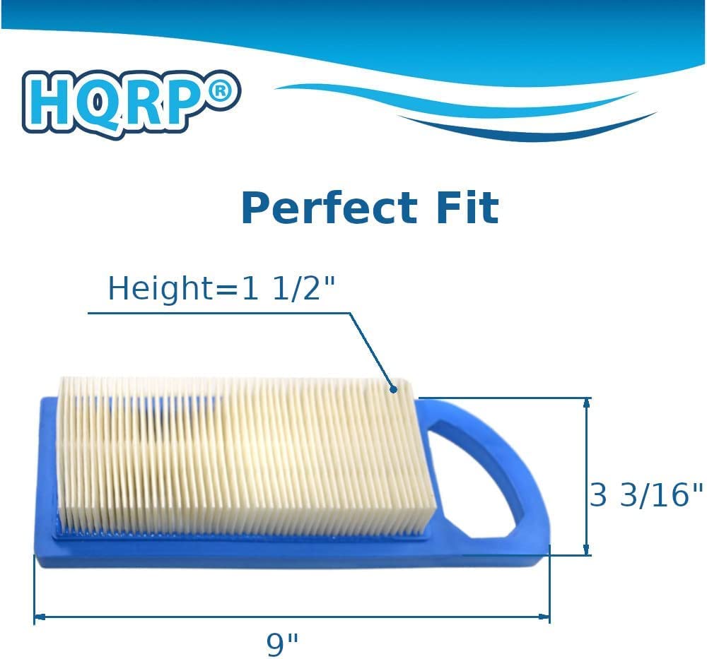 HQRP Filter Cartridge Compatible with Briggs & Stratton 14-18 Gross HP I/C, Intek, OHV and AVS Engines, parts BS-795115 795115 698083 697153 797008 794422 697634 697014 Replacement