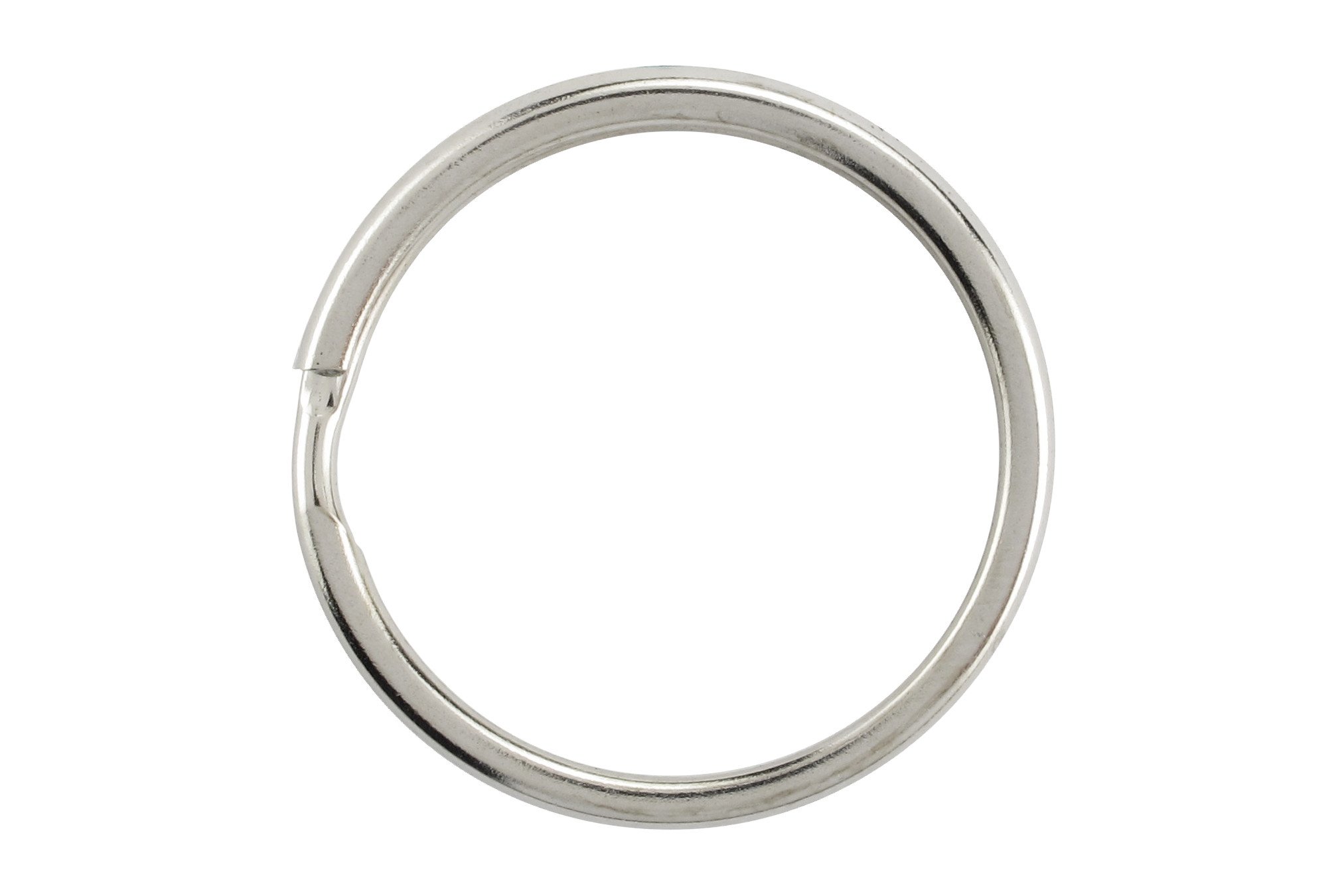 Bulk 100 Pack - 1" Key Rings - Heat Treated Heavy Duty & Durable Premium Split Ring Keychains by Specialist ID