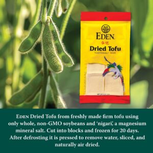 Eden Dried Tofu, Traditionally Made in Japan, Freeze Dried, Quick Cooking, Fine Grained, 2 oz