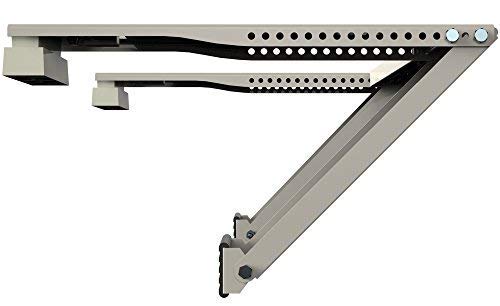 Universal Window Air Conditioner & Heat Pump Bracket - Heavy-Duty Window AC Support - Support Air Conditioner Up to 180 lbs. - for 12000 BTU AC to 24000 BTU AC Units (Heavy Duty)