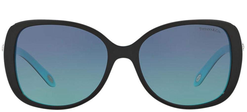 Tiffany & Co. TF 4121B - 80559S Sunglasses Black Frame, Blue Lenses, 55MM