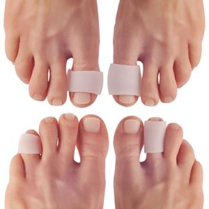 dr. frederick's original gel toe tubes 12 piece variety pack - small, medium and large sizes - toe protectors & separators for calluses - blisters - corns