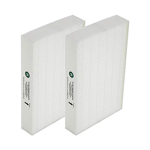 True HEPA Replacement Filter Compatible with Honeywell HEPA R Filter (HRF-R2) for HPA090, HPA100, HPA200, HPA250 and HPA300 Series Air Purifiers (2 Pack)