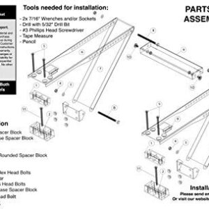 Universal Window Air Conditioner & Heat Pump Bracket - Heavy-Duty Window AC Support - Support Air Conditioner Up to 180 lbs. - for 12000 BTU AC to 24000 BTU AC Units (Heavy Duty)