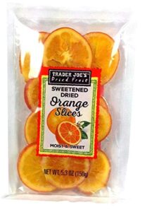 trader joe's sweetened dried orange slices