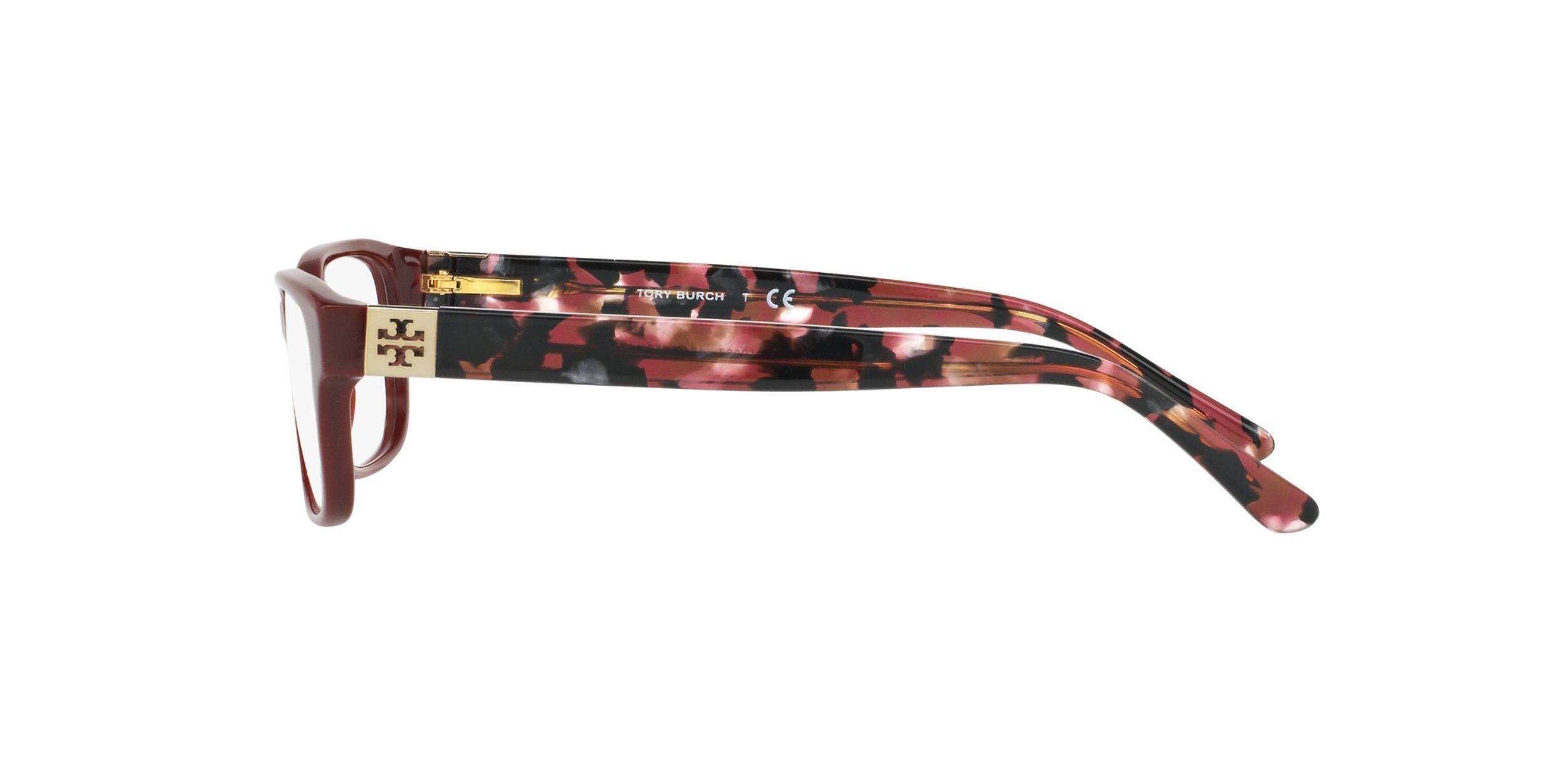 Tory Burch TY2067 Eyeglass Frames 1610-52 - Port/Pearl Port Tortoise TY2067-1610-52