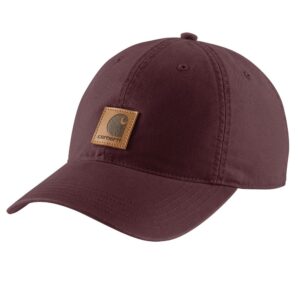 carhartt womens carhartt women's odessa cap apparel accesory, deep wine, one size us