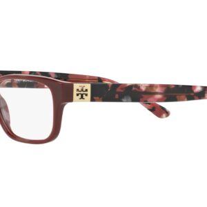 Tory Burch TY2067 Eyeglass Frames 1610-52 - Port/Pearl Port Tortoise TY2067-1610-52