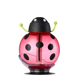 julyfox portable cool mist humidifier 260ml aroma essential usb powered beatles unique outlook(red)