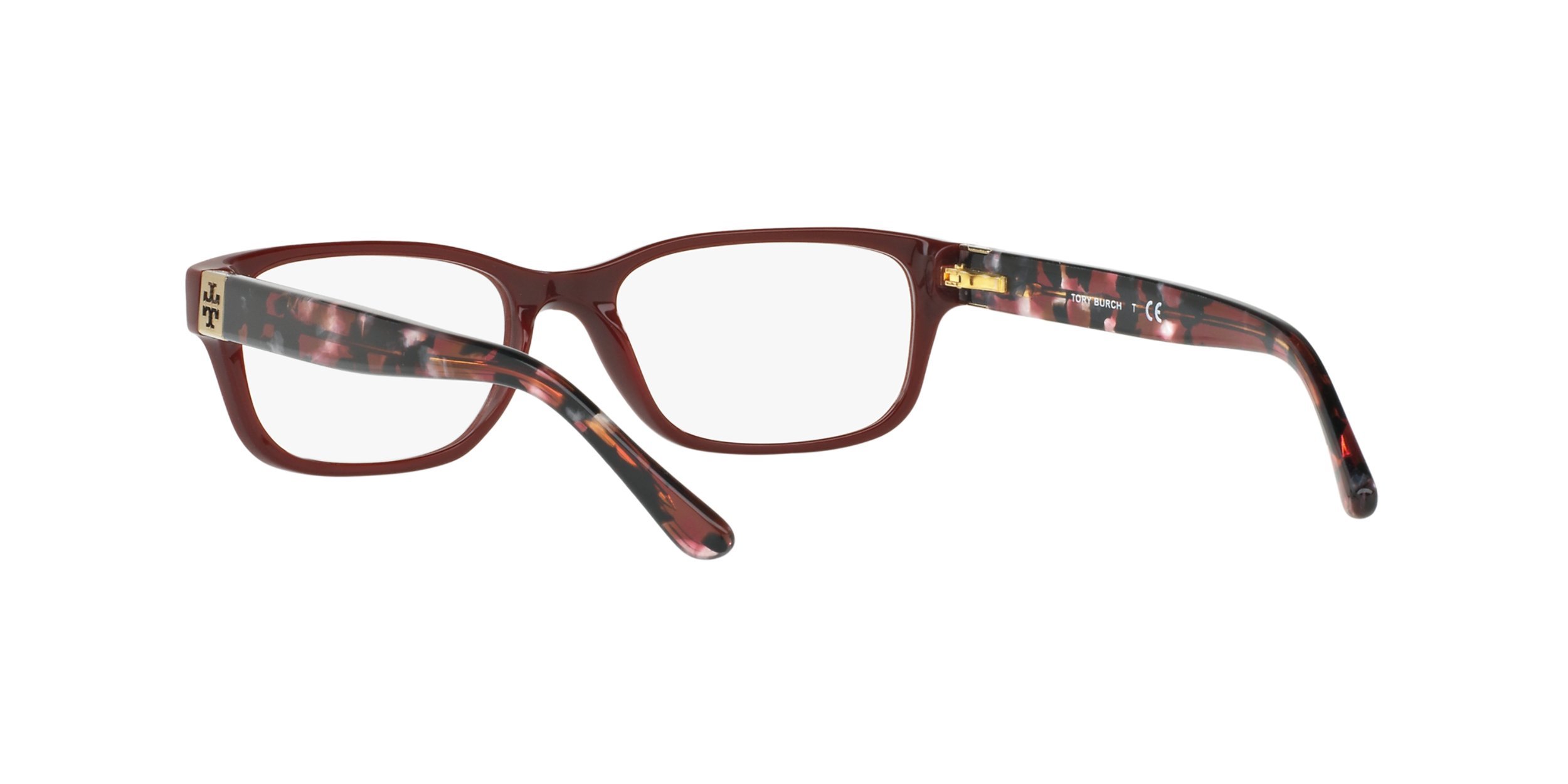 Tory Burch TY2067 Eyeglass Frames 1610-52 - Port/Pearl Port Tortoise TY2067-1610-52