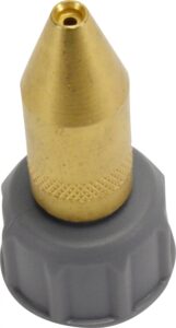 smith performance sprayers 182919 brass adjustable nozzle with gray poly threading, 1 count (pack of 1)