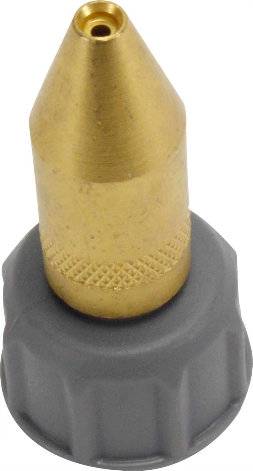 Smith Performance Sprayers 182919 Brass Adjustable Nozzle with Gray Poly Threading, 1 Count (Pack of 1)