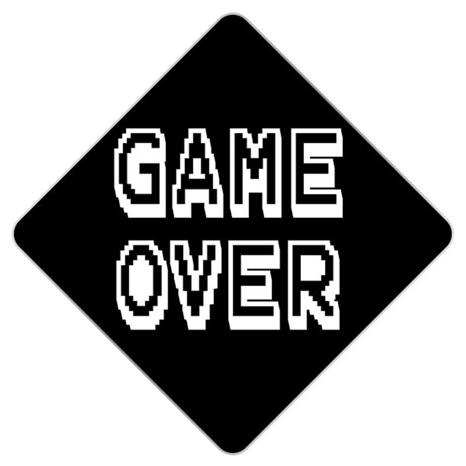 Game Over Grad Cap Topper, Grad Cap Decorations or Graduation Accessories