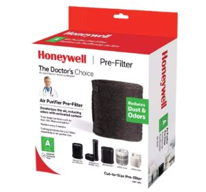 honeywell hrf-ap1 universal carbon pre filter,black,4