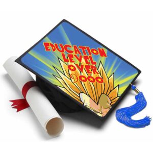 tassel toppers - over 9000 grad cap topper, grad cap decorations and graduation accessories