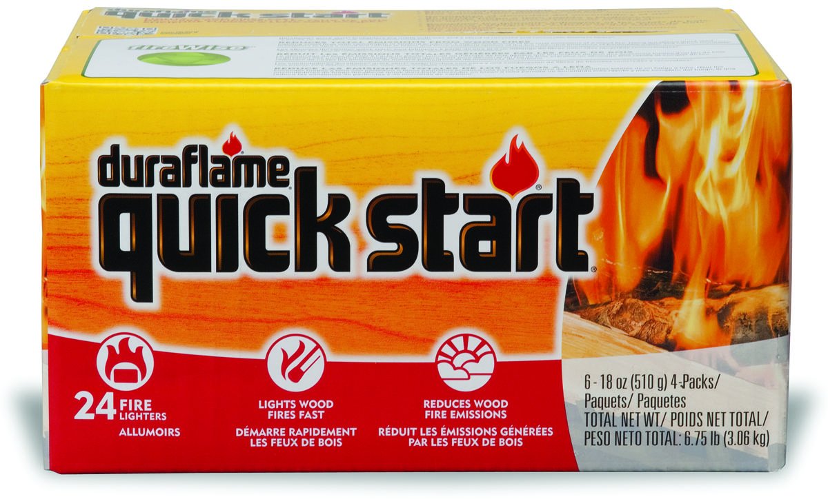 Duraflame 02453 Quickstart Firelighter, 18 Oz (Pack of 6)