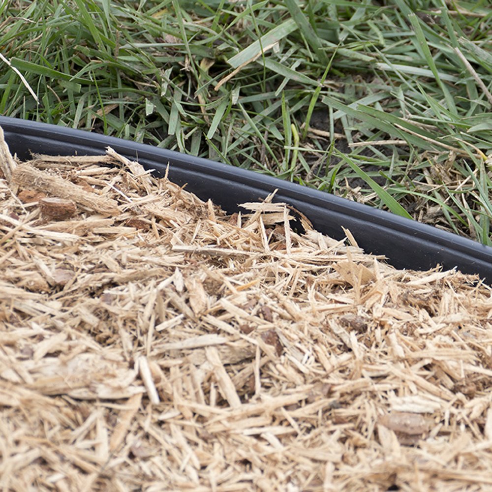 EasyFlex Heavy Duty No-Dig Edging Kit - 100ft., Black