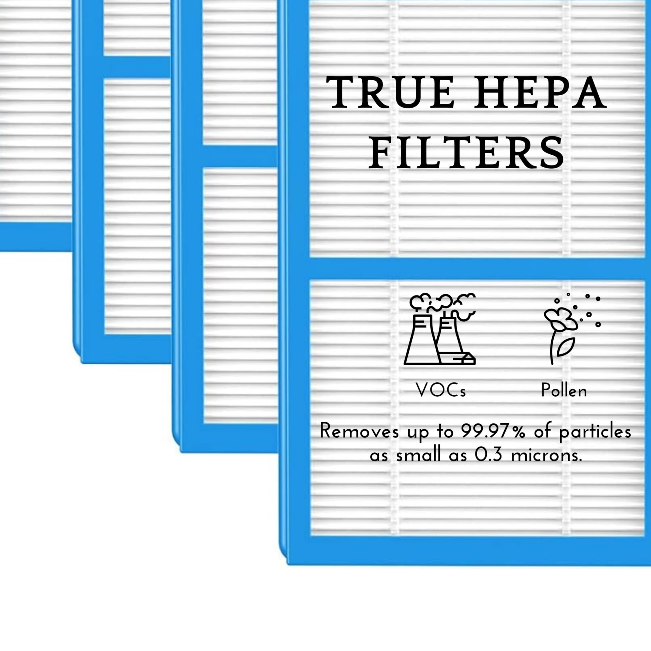 Nispira AER1 Filter Replacement for Holmes Air Purifier HAPF30AT HAP242-NUC Total Air True HEPA 1 Pack, 1.2 x 10 x 4.6 Inches