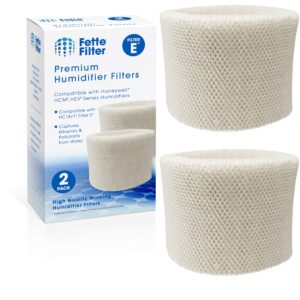 fette filter - premium material humidifier wicking filters compatible with honeywell hc-14 replacement humidifier filter e hc-14v1, hc-14, hc-14n. (pack of 2)