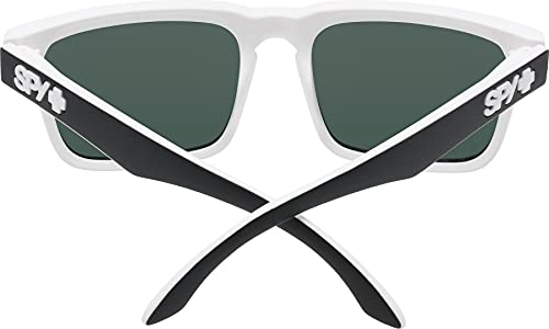 SPY Helm Whitewall - HD Plus Gray Green with Red Spectra Mirror