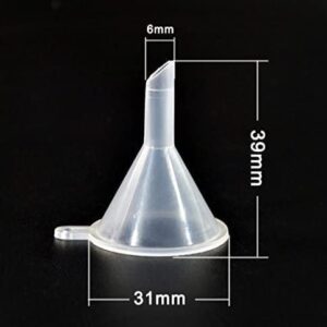 iSnuff Mini Funnel Small Funnel 5-Pack for Lab Bottles, Sand Art, Perfumes, Spices, Powder Funnel, Essential Oils, Recreational Activities