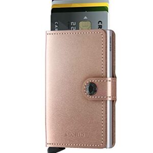 Secrid RFID Wallet, Metallic Rose, Mini