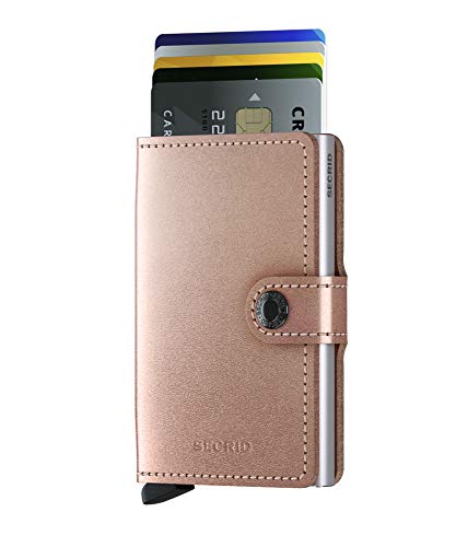 Secrid RFID Wallet, Metallic Rose, Mini