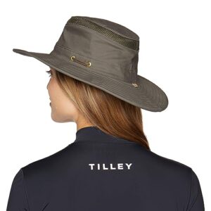 Tilley T4MO-1 Unisex Hiker's Hat (Olive, 7 5/8)