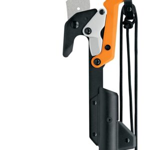 Fiskars 7.9ft-12ft Power-Lever Extendable Pole Saw and Tree Pruner - Lawn and Garden Tools - Black/Orange