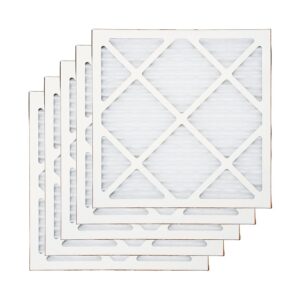 bluedri air scrubber stage 1 protective pre filter for air purifiers negative air machine, water damage restoration equipment, construction debris (5-pack), white (as-pf)