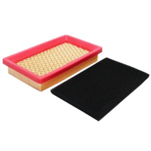 replacement 1408301-s1 air filter compatible with ohv engine, xt675 engine, 100 378, 951 10298, 17211 zg9 m00