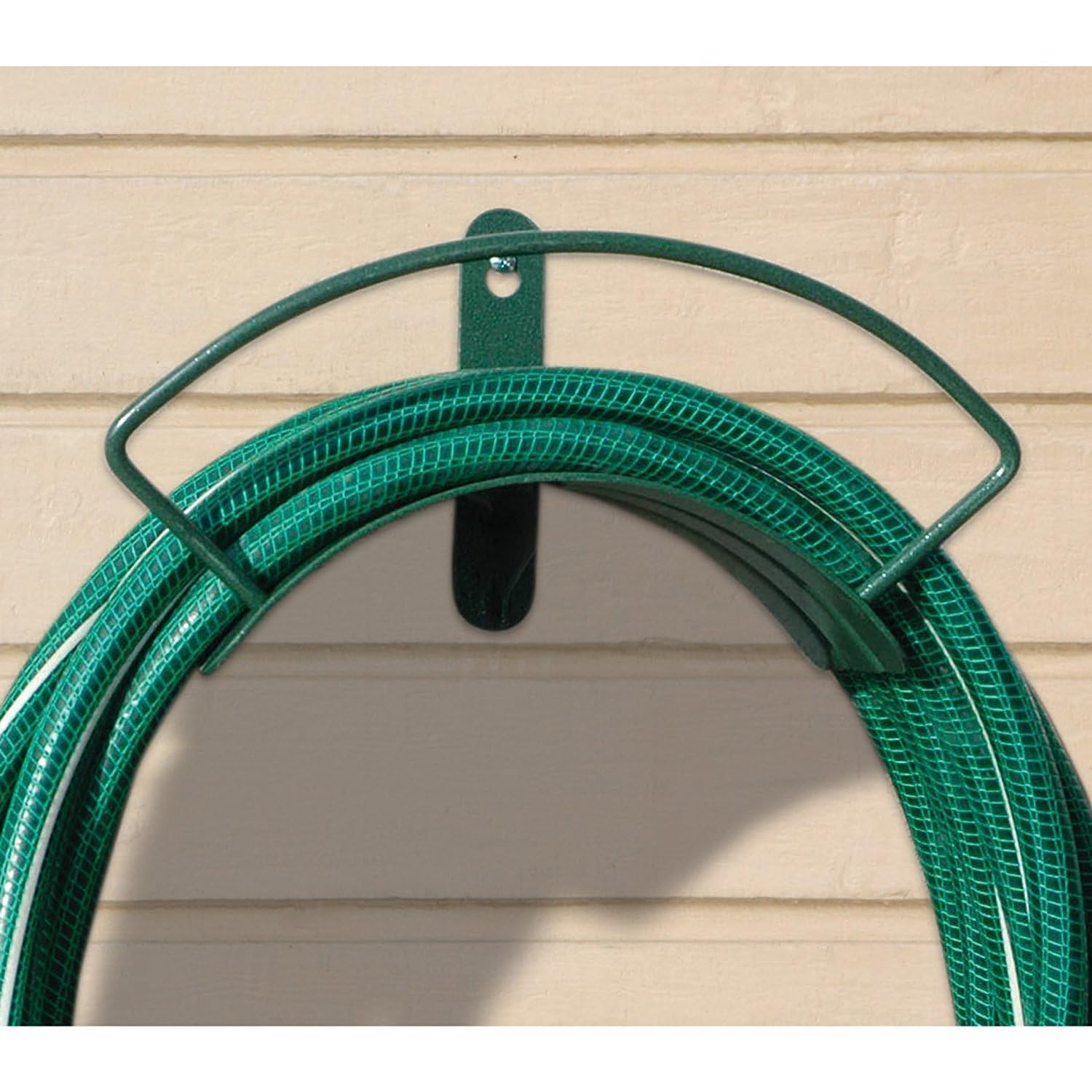 Rocky Mountain Goods Deluxe Metal Hose Hanger - Most Solid Wall Mounted Hose Hanger on The Market - Rust Proof Wrought Iron - Fits 100’ of Hose